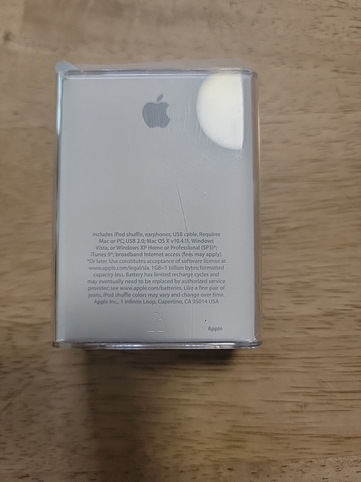 Apple iPod Shuffle 3rd Generation 4GB Black Model A1271 (new) (sealed ...