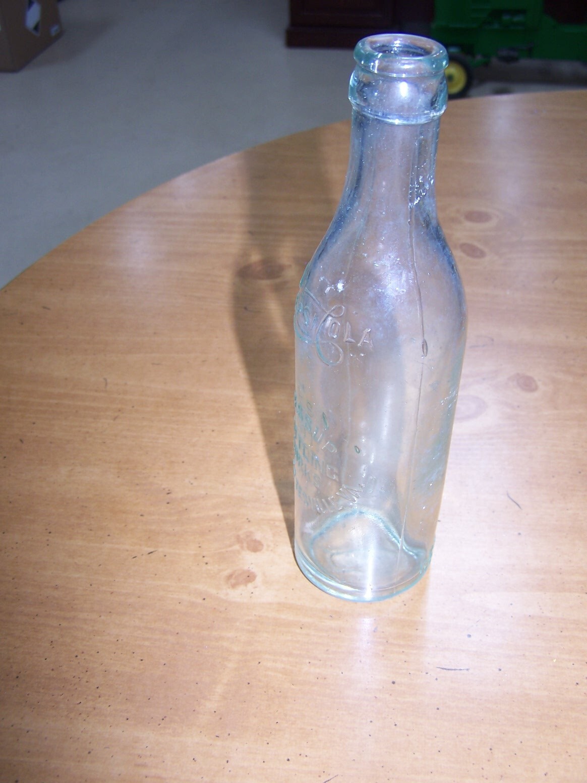 1916-19 PEPSI:COLA BOTTLE OVAL SLUG JESSUP CHARLOTTESVILLE VA.SPILT "J ...