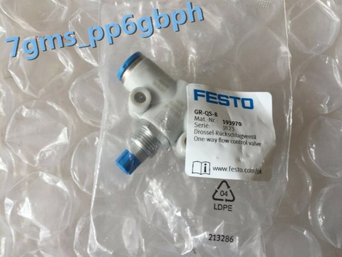 1 PCS NEW IN BOX FESTO throttle valve GR-QS-8 193970 | eBay