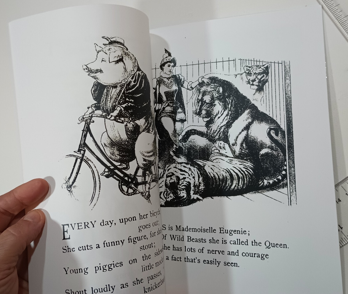 Circus Friends 1898 McLoughlin Bros RHYMES Animals Clowns Horses ...