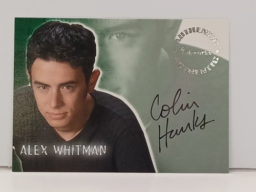 ROSWELL Inkworks/2000 AUTOGRAPH CARD #A3 COLIN HANKS Alex Whitman Life ...