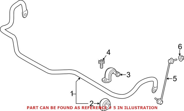 BMW 3 G20 Front Left Stabilizer Swing Support 31306893359 OEM for sale ...
