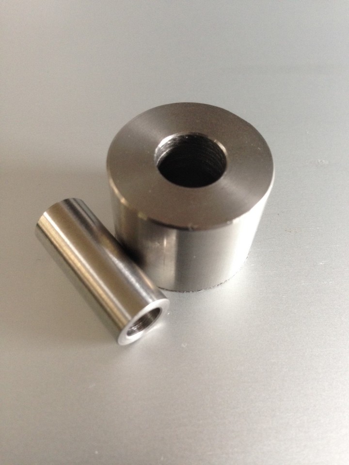 8mm Id x 12mm OD x 12mm Long Steel Bush Spacer Distance Tube Round ...