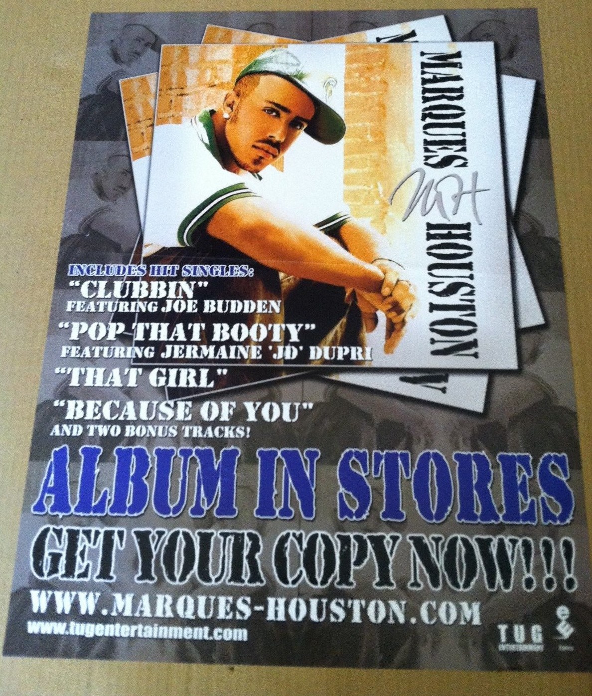 Immature MARQUES HOUSTON 2003 Retail PROMO POSTER for MH CD IMX Never ...