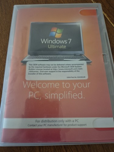 Microsoft Windows 7 Home Premium 32 Bit SP1 Full Version DVD with ...