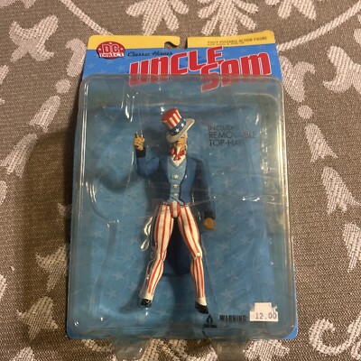 DC Direct Classic Heroes Uncle Sam Action Figure w/ Removable Top Hat ...