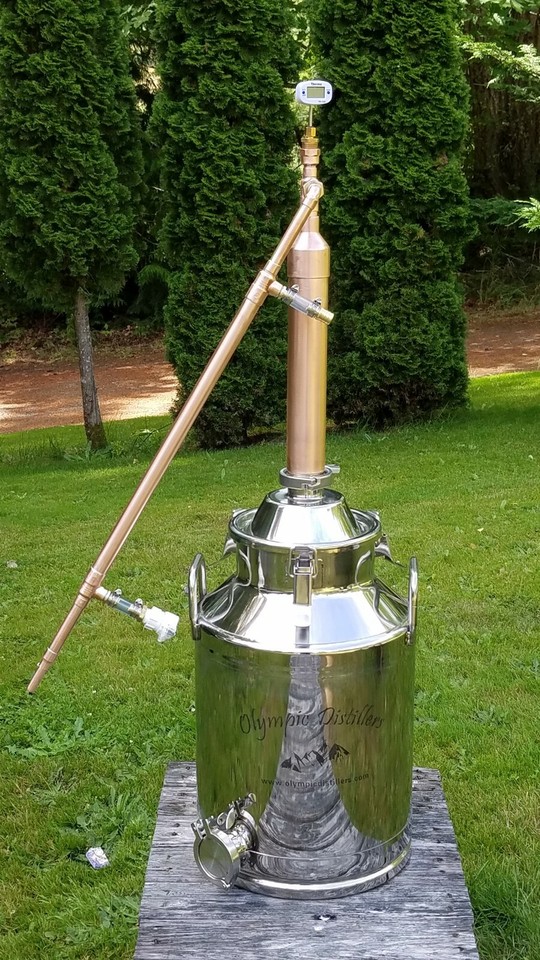 Pot Still Kit 2" Moonshine Still Do-it-yourself kit DIY Copper - Fits ...