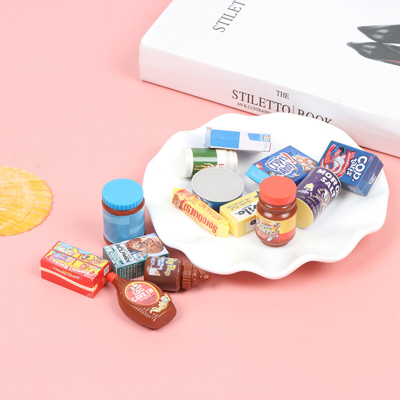Dollhouse Miniature food 1/6 Supermarket Miniature Pretend Play Toy ...
