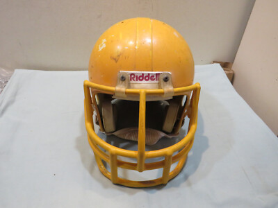 Vintage Riddell PAC-44 Football Helmet w/Faceguard, Chin Strap, Size 6 ...
