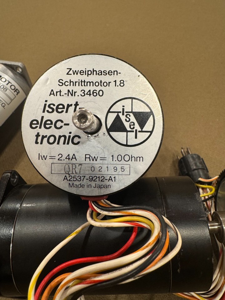 Original Techno-Isel stepper motor X, Y, Z (with brake) , NEMA 23, 1/4 ...