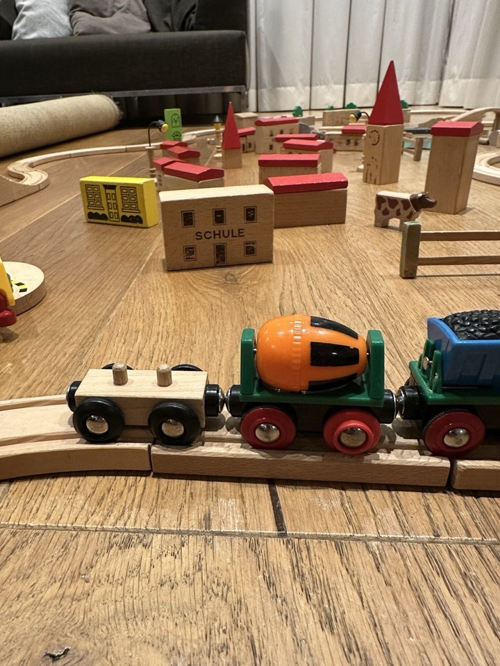 Brio Wooden Train Track With Accessories | eBay UK
