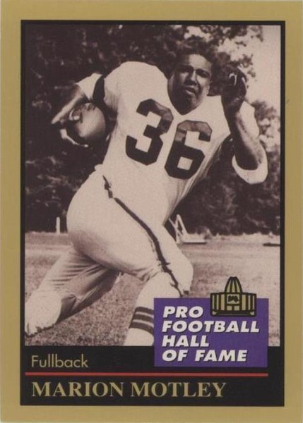 1991 Enor Pro Football Hall of Fame - #103 Marion Motley for sale ...