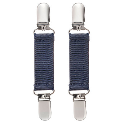 Clips N Grips Toddler Glove Mitten Clips Elastic With Nickel Clip Navy ...