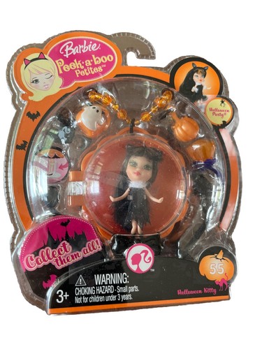 NEW 2008 Barbie Peek-a-boo Petites Halloween Party Doll #55 Halloween ...