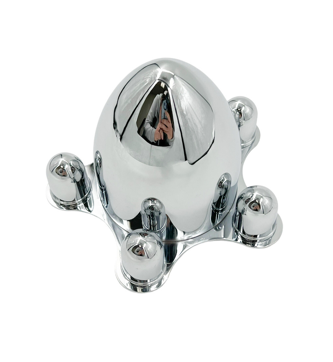 Chrome Spider Bullet Center Wheel Hub Cap w/ 5 Lug 5-1/2 Ford Bolt ...