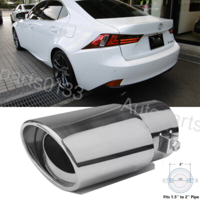 For Lexus IS200T 250 300 Car Stainless Rear Exhaust Pipe Tail Muffler ...
