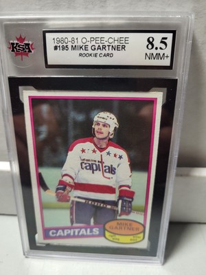 1980-81 O-Pee-Chee Mike Gartner Rookie card#195 KSA graded 8.5 | eBay