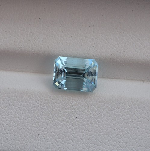 8x6 MM 1.93 Carat Eye Clean Natural Light Blue Aquamarine Octagon Cut ...
