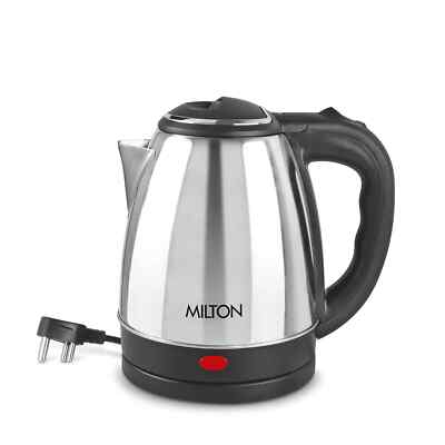 Milton Euroline Go Electro Stainless Steel Electric Kettle, 2 Litres ...