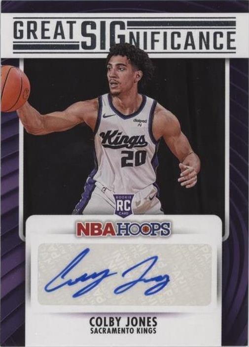 2023-24 Panini NBA Hoops - Great Significance Colby Jones #GS-CLY (AU ...