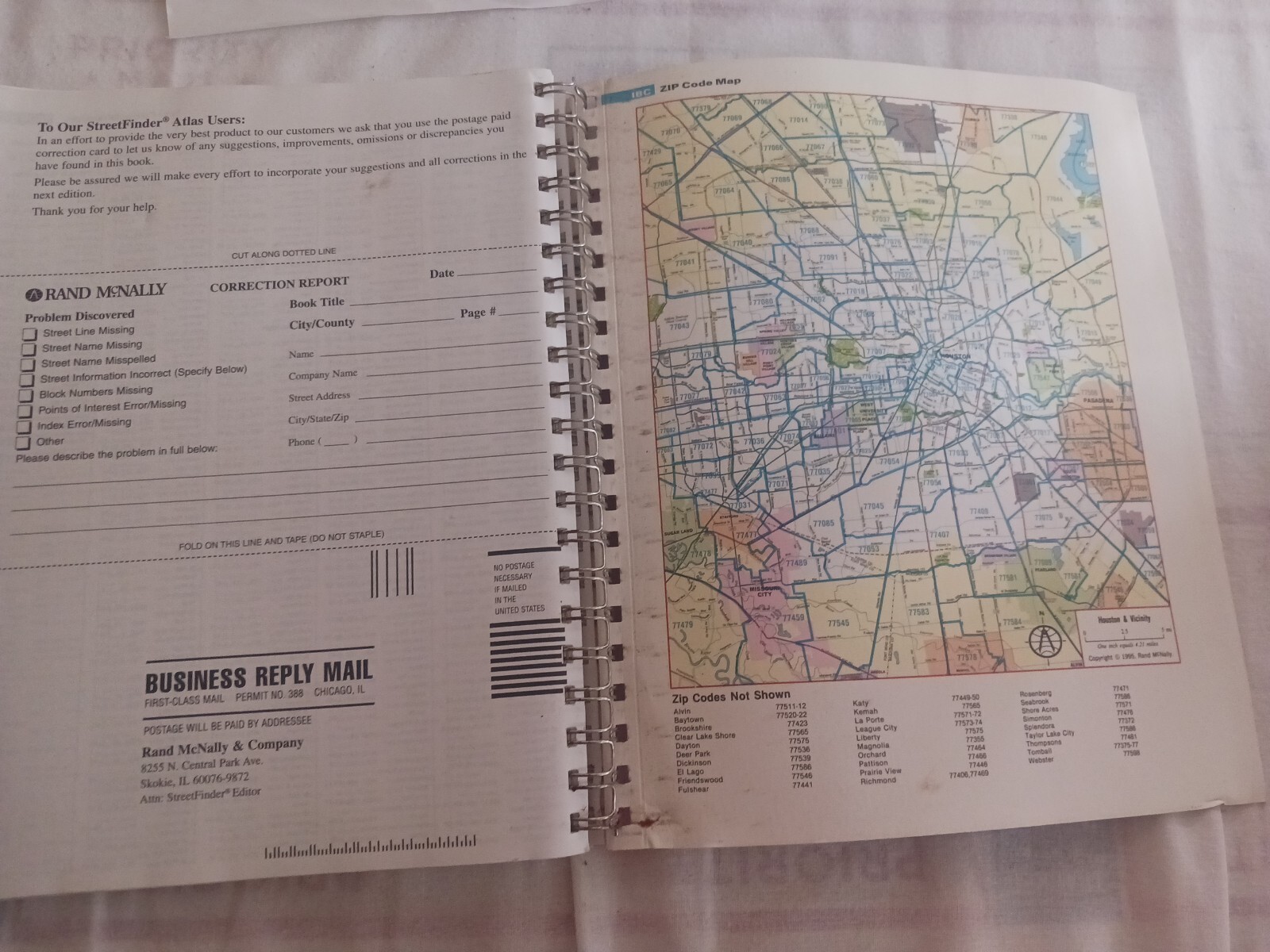 Rand McNally Austin and Vicinity StreetFinder Maps Updated 1996 Edition ...