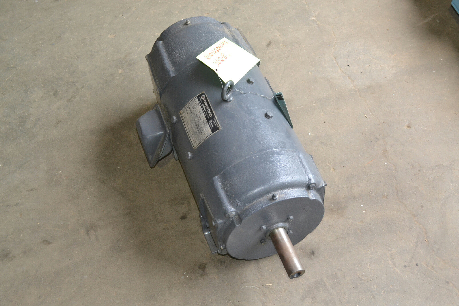 Powertron 2110N420007 DC Motor, 3HP, 1750/2000 RPM, 2110ATZ Frame, 240V ...