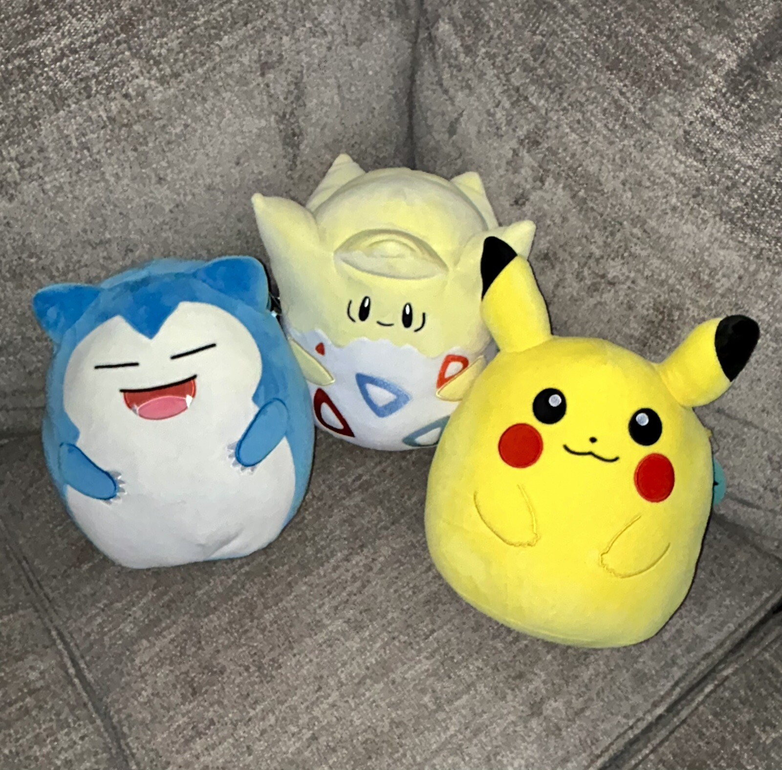 KellyToy Squishmallows 10" inch PIKACHU SNORLAX & TOGEPI RARE HTF NWT ...