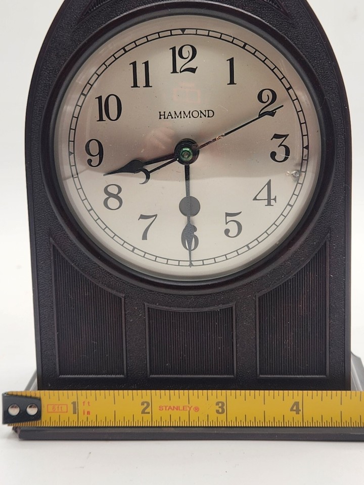 Hammond Clock Co. Electric Design Mantel / Alarm Clock - Vintage | eBay
