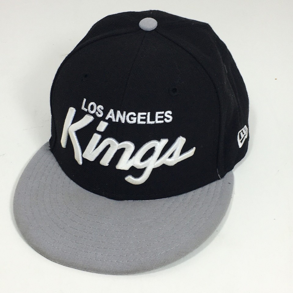 NHL Los Angeles Kings Script Hat SnapBack Cap New Era 9Fifty LA Black ...