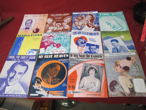 Antique/Vintage Assorted Sheet Music #128 | eBay