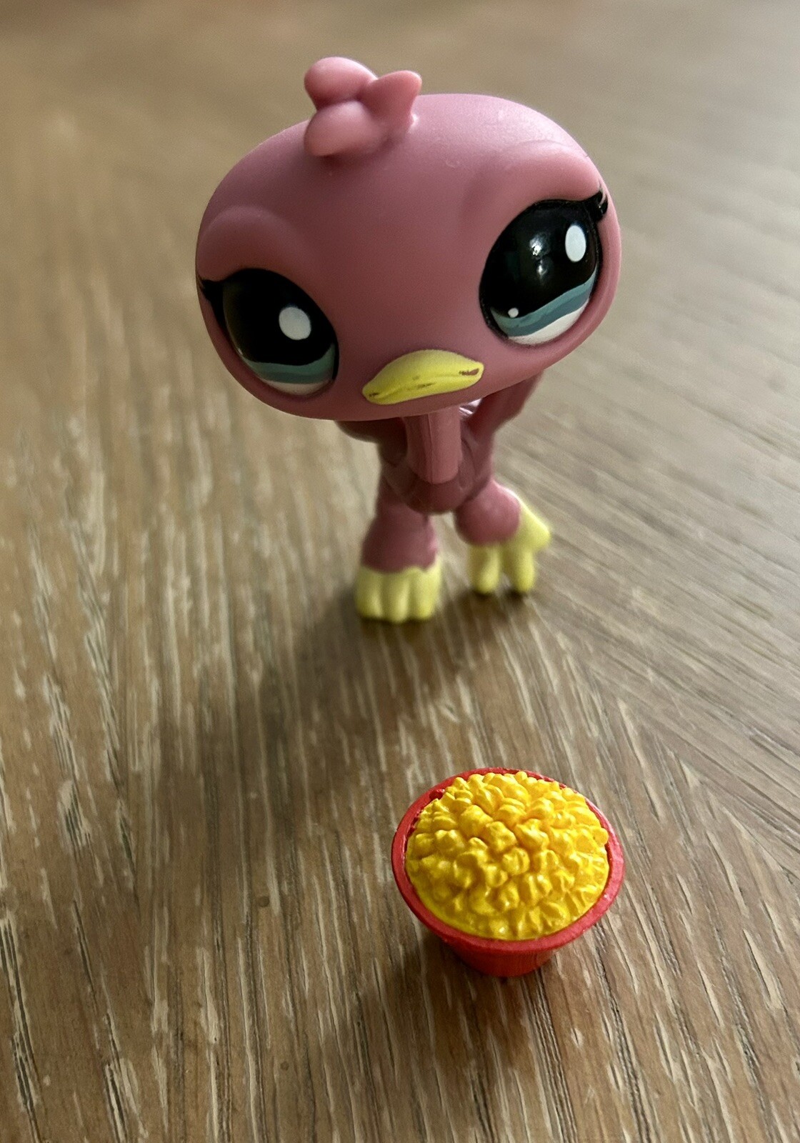 Littlest Pet Shop LPS Authentic Ostrich Bird #1045 Blue Eyes European ...