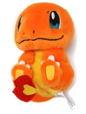 Pokemon Charmander Plush Toy in Pokéball Case Small Collectible ...