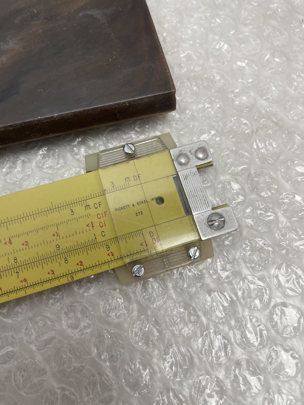 VTG PICKETT MODEL N1010-ES TRIG SLIDE RULE IN LEATHER CASE | eBay