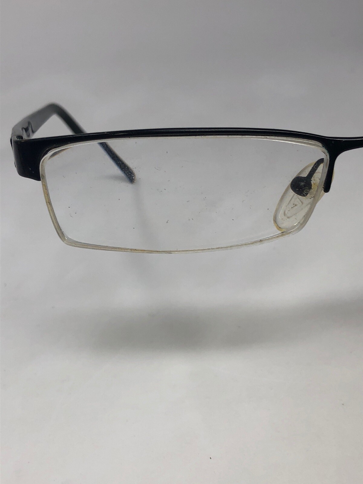 POLICE V2906 COL.531 Eyeglasses Frame Italy Half Rimless 55-15-135 ...