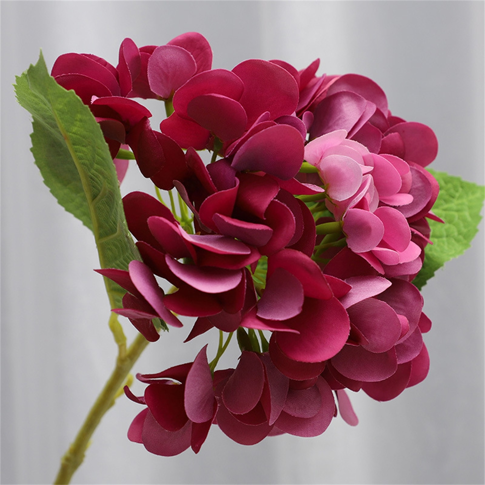 Fake Flower Exquisite Vibrant Portable Hydrangea Simulated Flower Decor ...