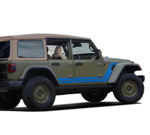 Car Sticker For Jeep All Models Tow Sides Skirt Stripe Vinyl Decals ...