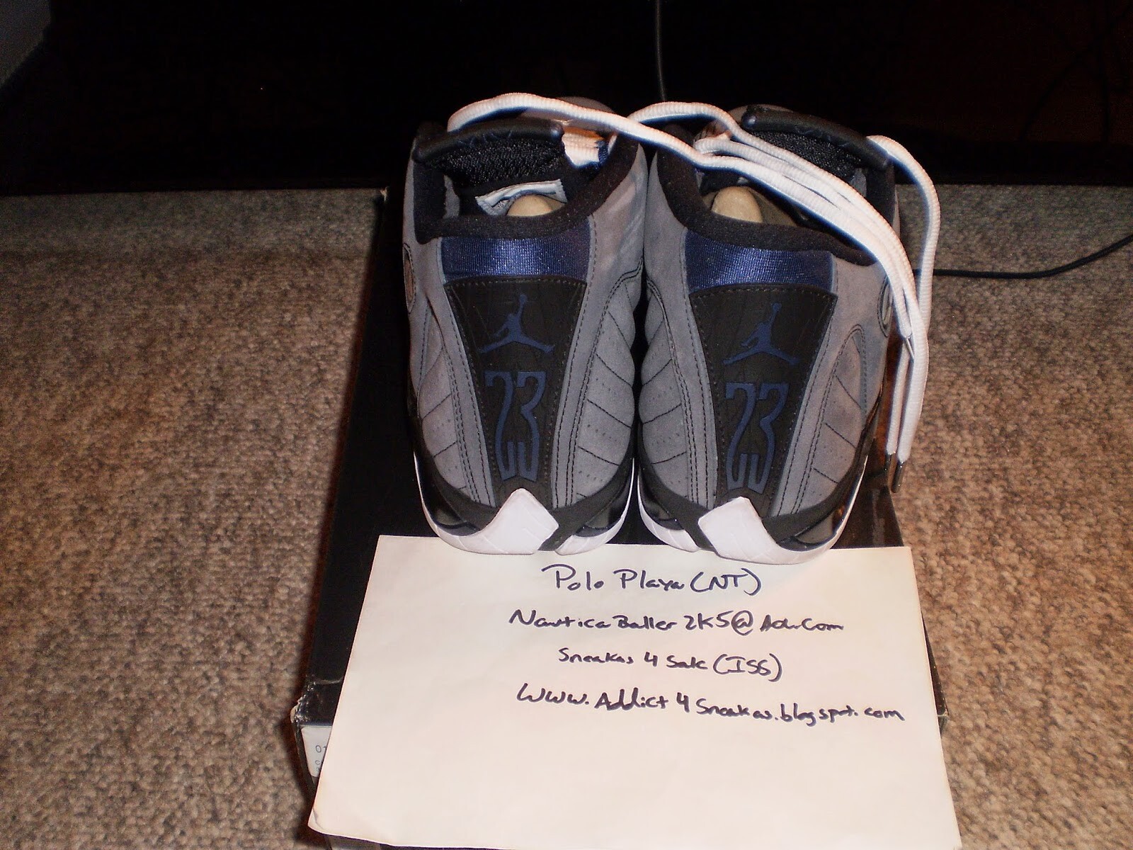 AIR JORDAN 14 RETRO Air Jordan 'Georgetown' XIV `Last Shot` Nike Air ...