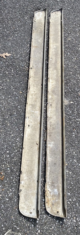 1966 Chevrolet Corvette Original Right Aluminum Rocker Panel Trim ...