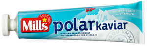 Norwegian "Mills Polar Kaviar" tube 180 grams. Caviar from Norway, cod ...