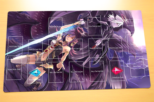 No.528 Custom Playmat Darklord Ixchel & Darklord Morningstar TCG CCG Play Mat | eBay