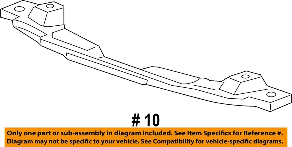 GM OEM 12-16 Sonic Front Bumper Grille Bumper Components-Upper Bracket ...