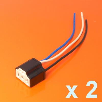Durite Universal Ceramic H4 Headlight Bulb Connector Kit With 100mm ...