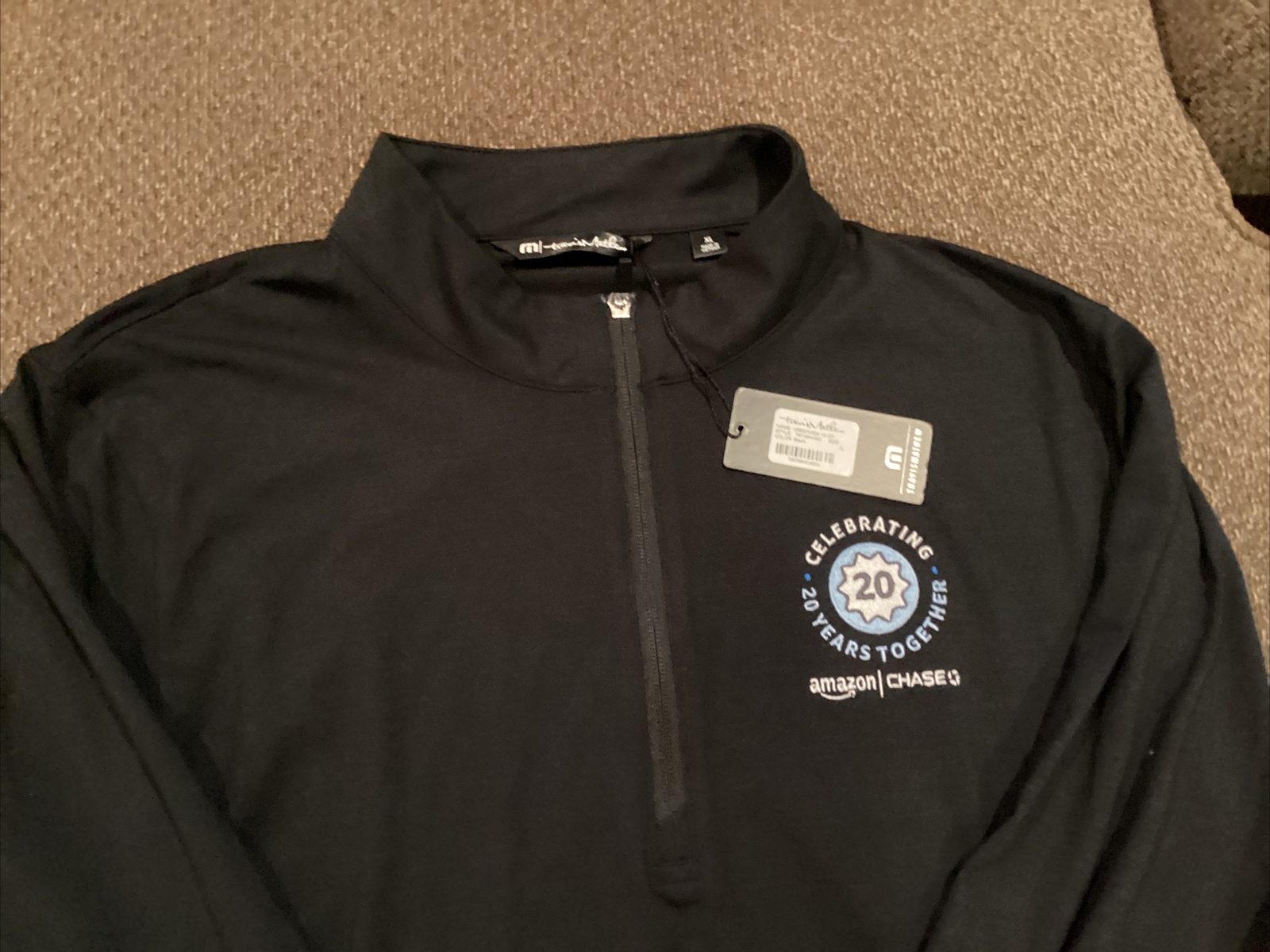 Travis Mathew Crestview 1/4 Zip Mens Xl New With Tags Amazon & Chase ...