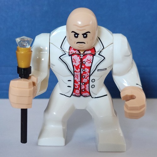 Custom Marvel Kingpin Daredevil Spider-Man Lego Compatible Minifigure ...