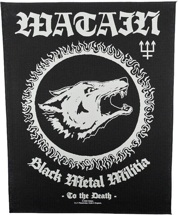 Watain - Black Metal Militia - 14" x 11" Printed Back Patch | eBay