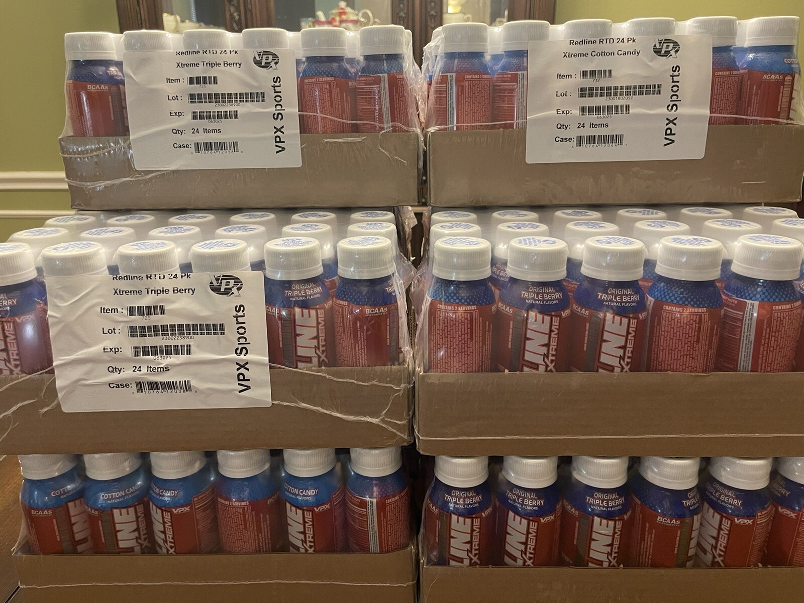 VPX Redline Xtreme Energy Xtreme Triple Berry - 1 CASE (24 Bottles ...