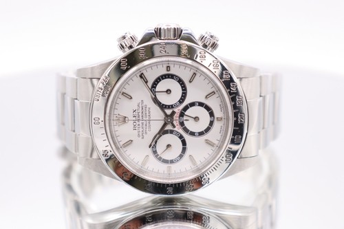 Rolex Daytona Stainless Steel 'Zenith' White Dial 40mm 16520 Boxed 1997 ...