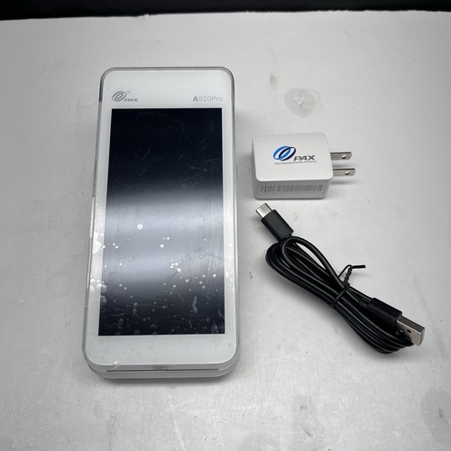 PAX A920 Pro Smart Payment Terminal Android Unlocked Tested Reset Power ...