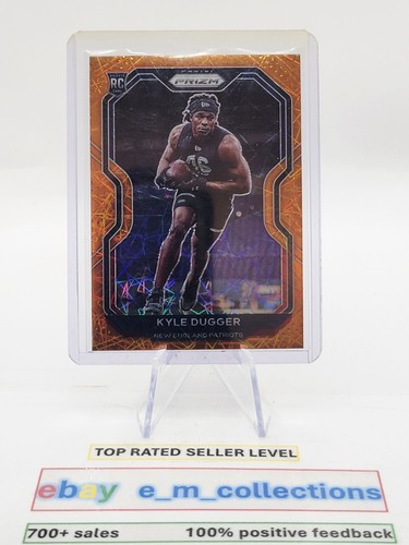 KYLE DUGGER 2020 Panini Prizm ORANGE LAZER Prizm ROOKIE #368 New ...