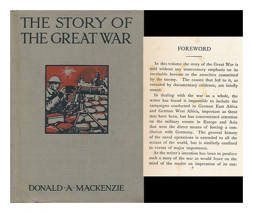 MACKENZIE, DONALD ALEXANDER La historia de la gran guerra 1920 Primera ...